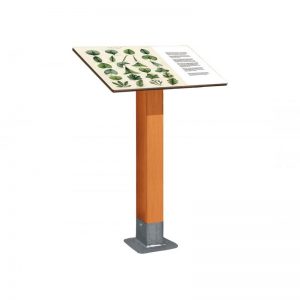 Outdoor Notice Board on 76 mm posts - Street Furnishings