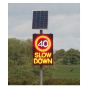 Vehicle Activated Signs – VAS Signs - Street Furnishings