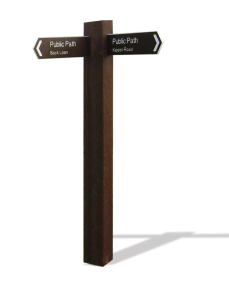 Recycled Plastic Finger Post - Street Furnishings