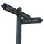 Recycled Plastic Finger Post - Street Furnishings